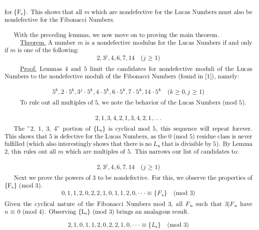 Lucas Numbers in Modulo m « LEO