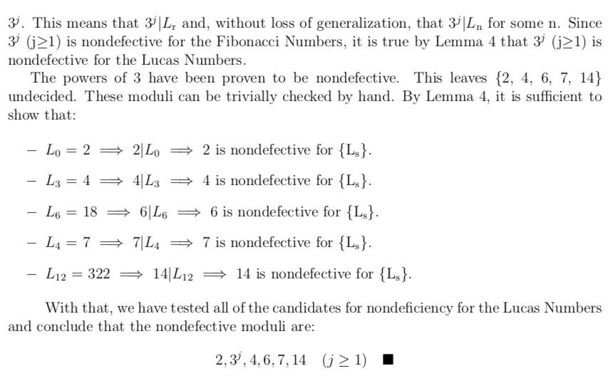 Lucas Numbers in Modulo m « LEO